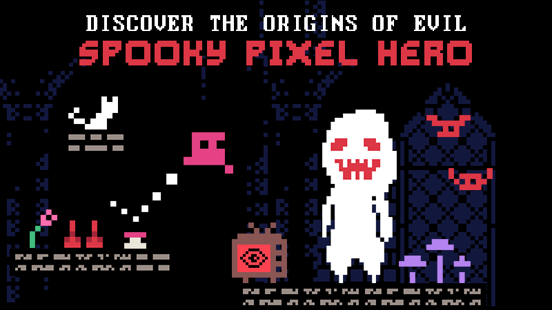 Puzzling Peaks EXE - Spooky Pixel Hero - Retro Atari-Style Horror ...