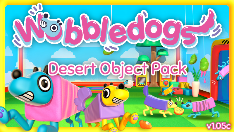 Wobbledogs - Wobbledogs warms up with free Desert Object Pack - Steam News