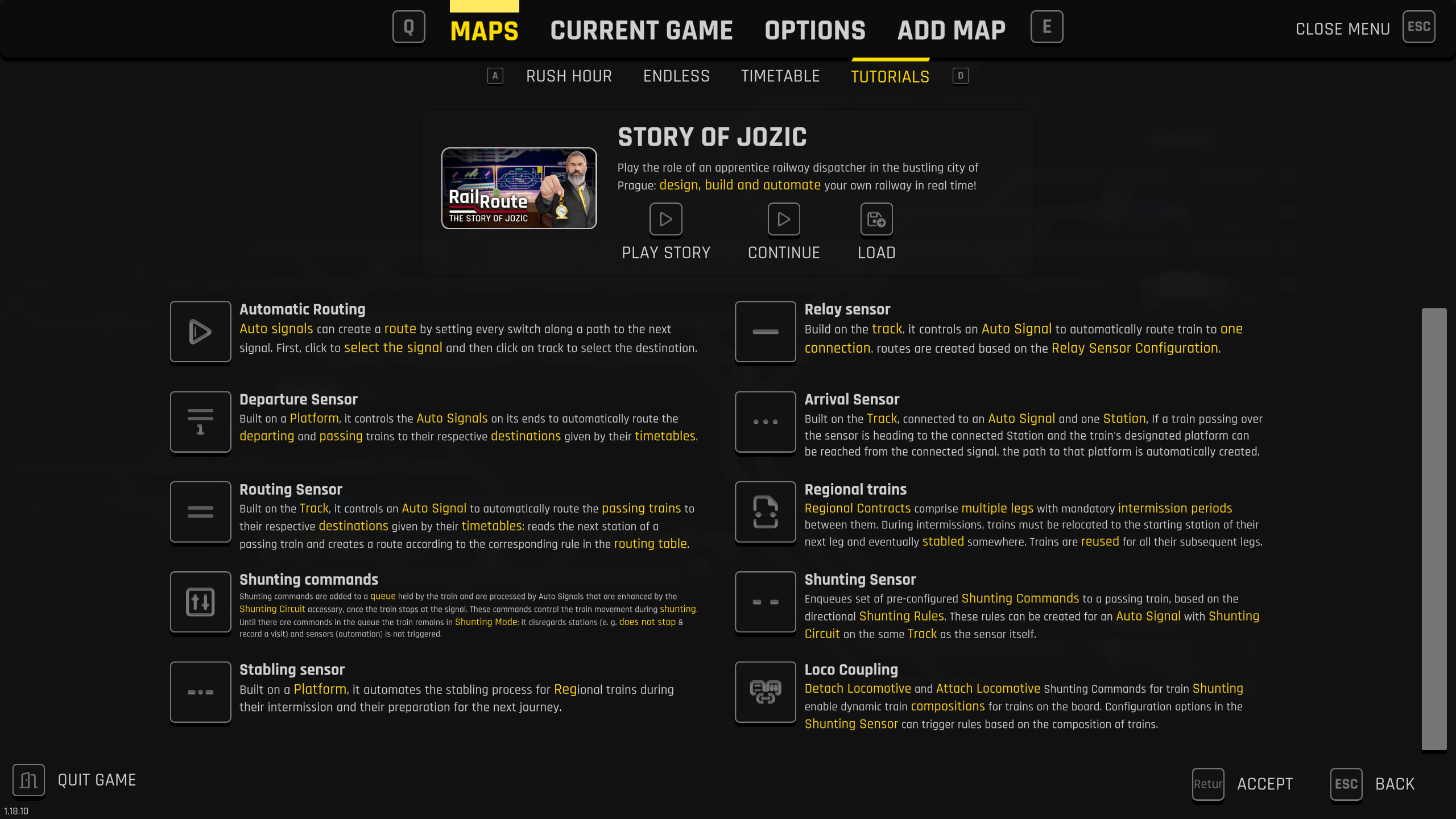 Updated Train Bottom Bar