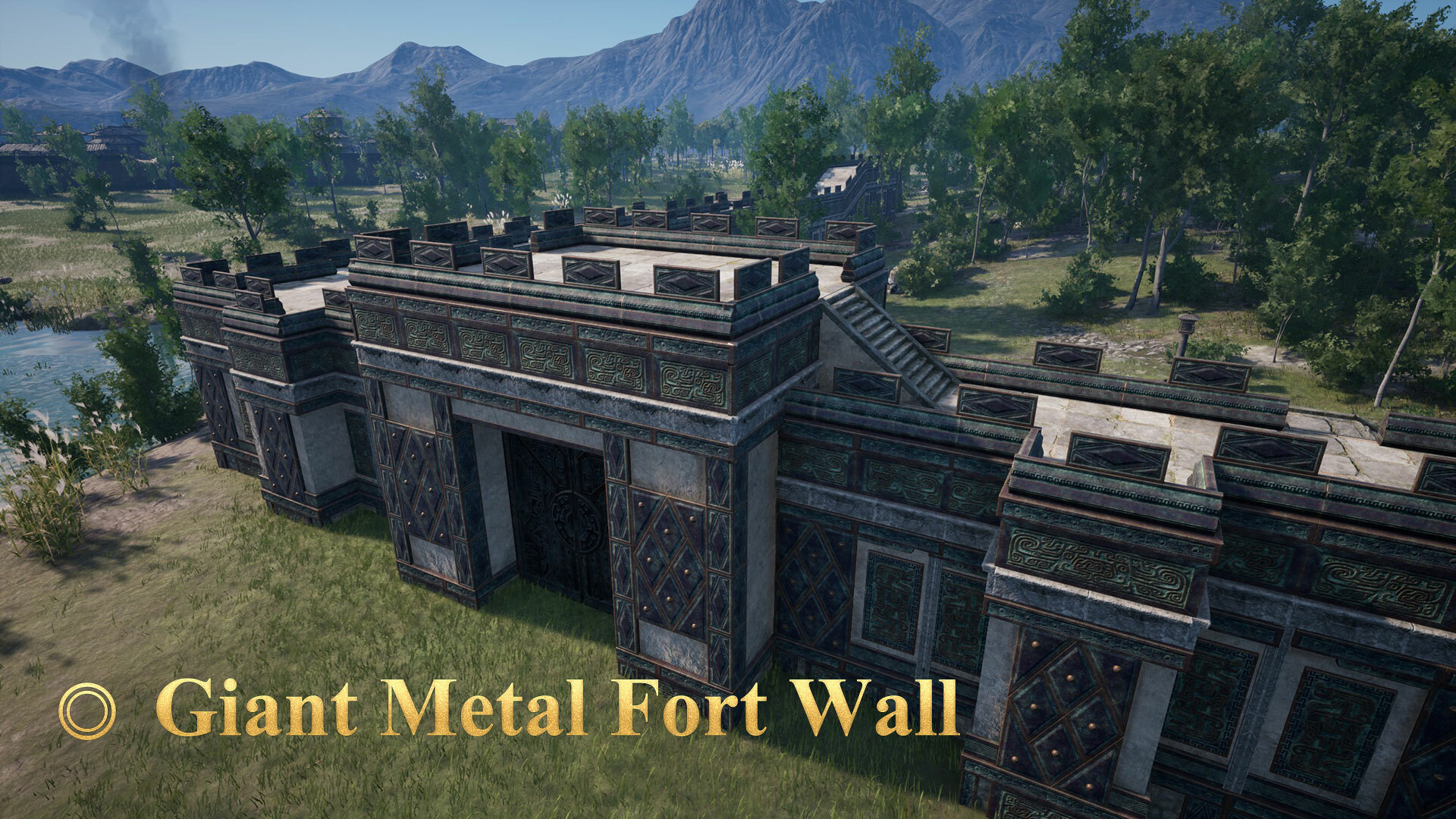 New giant metal fort walls