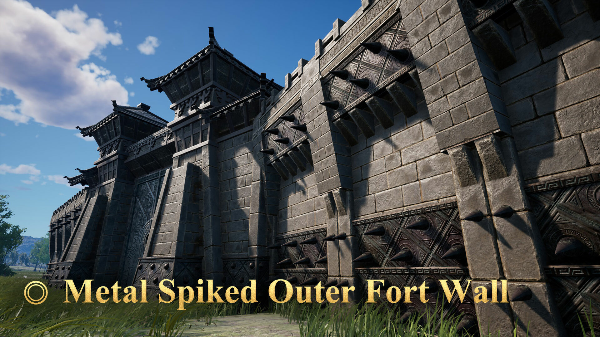 New giant metal fort walls