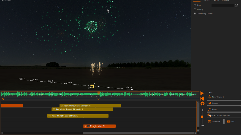 FWsim - Fireworks Display Simulator - FWsim 3.4: Dark Mode, Fullscreen ...