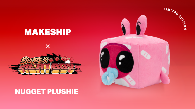 Super Meat Boy - New Nugget Plushie from Makeship! - Steam News