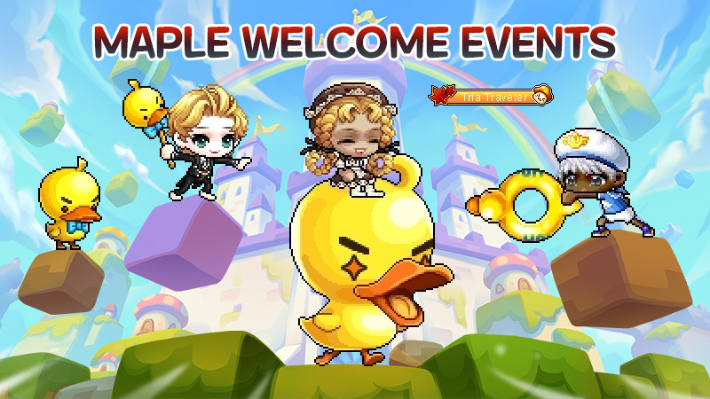 MapleStory - [Update Apr 13] Maple Welcome Events - Steam News