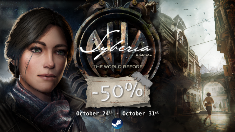 Syberia II - 🔔 Get Syberia - The World Before at -50% 🔔 - Steam News