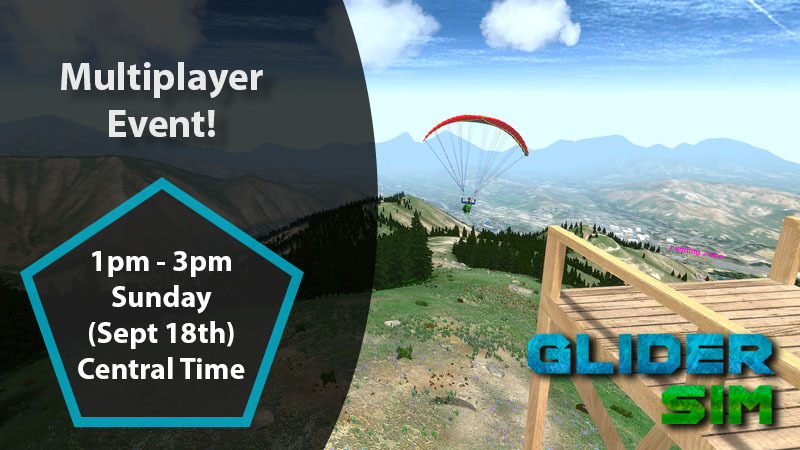 Steam :: Glider Sim :: Multiplayer Event! (Sunday Sept 18th: 1pm to 3pm Central Time)
