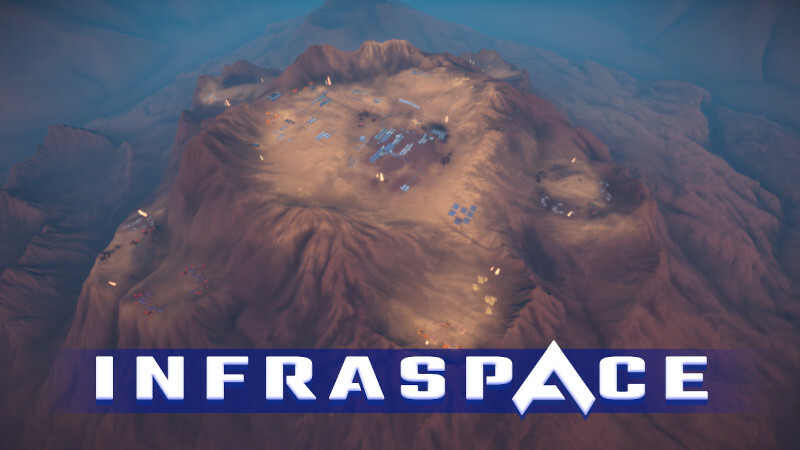 InfraSpace - Friday Dev News #156 - Inactive Volcano Map - Steam News