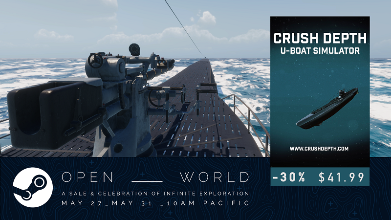 Crush Depth - Demo Release and Open World Sale: 30% discount. - Steam News