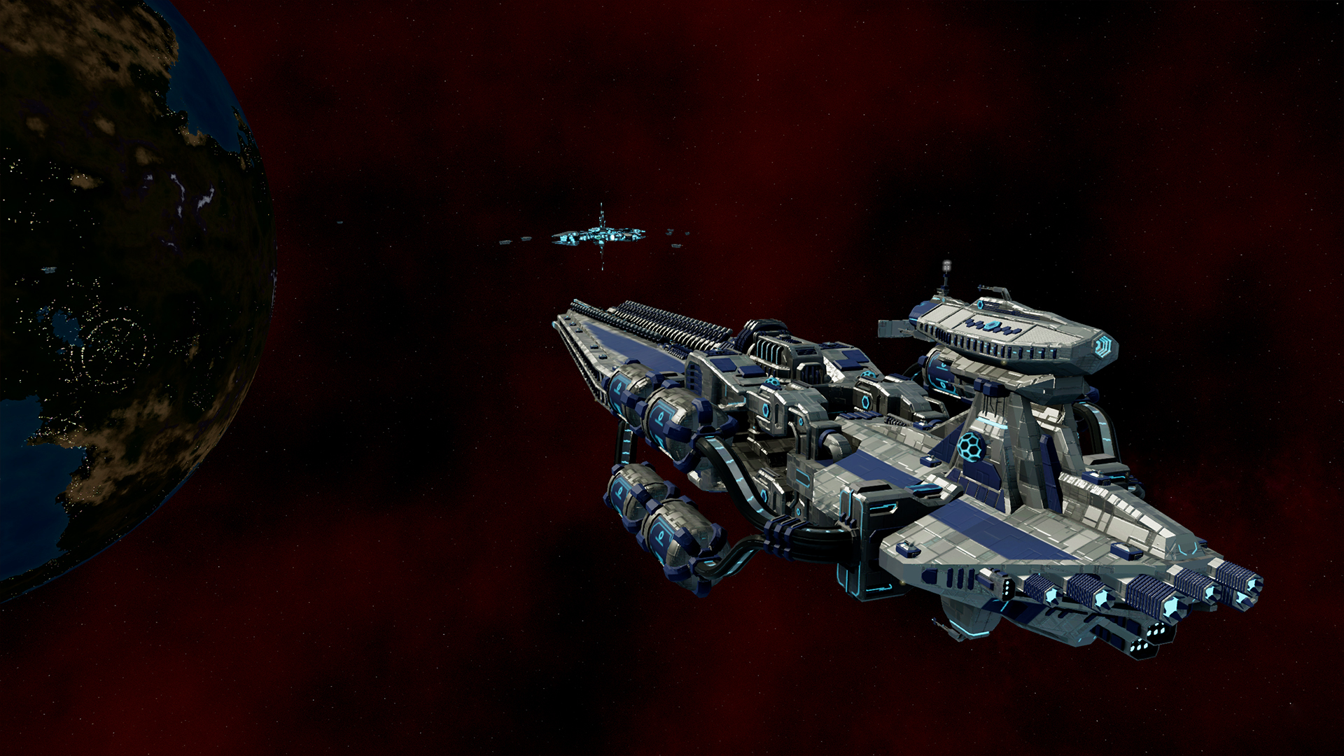 Humans: Planet Destroyer with a Super Mass Driver weapon