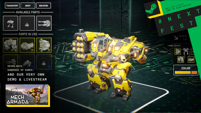 Mech Armada - I'm playing the Mech Armada demo live! - Steam News