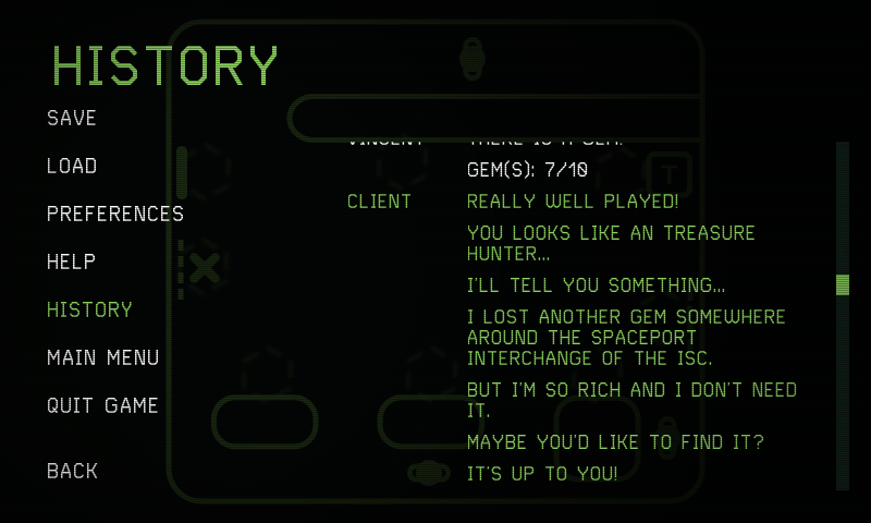 The Dialogue History.