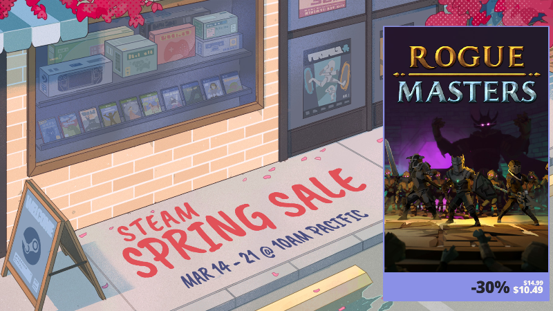 Rogue Masters - Rogue Masters joins the Steam Spring Sale! - Steam News