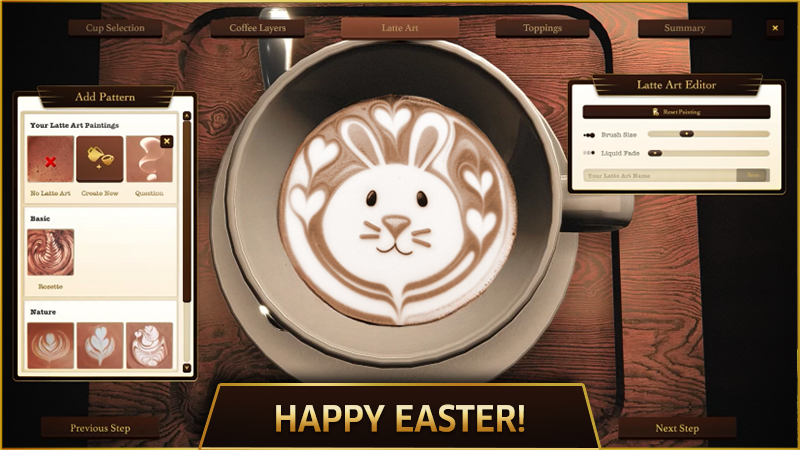 Espresso Tycoon - Happy Easter! - Steam News