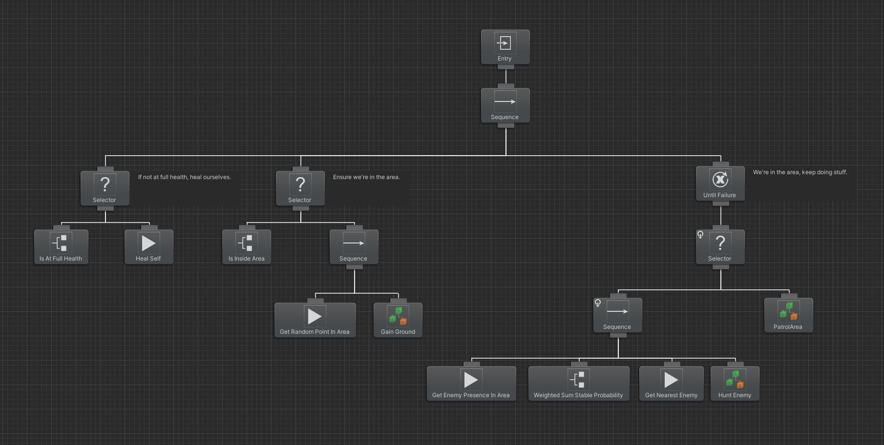This was very quick, because I had already implemented these ‘Is At ...