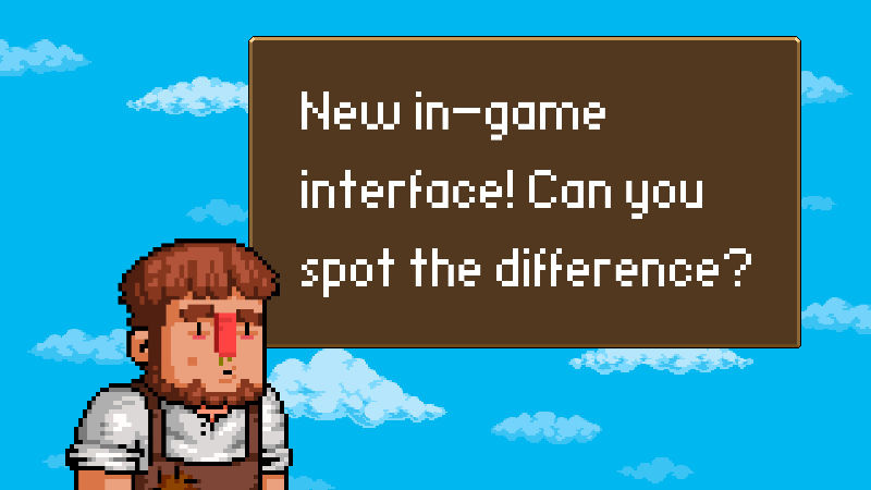 Anvil Saga - New in-game interface! Can you spot the difference ...