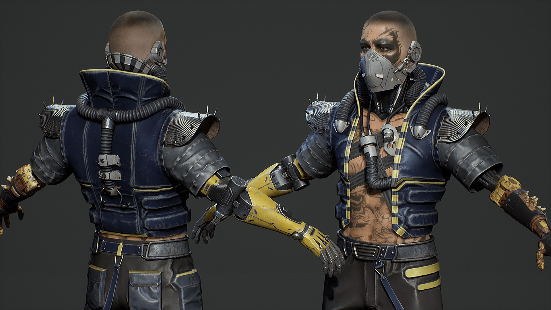 Finished Sniper (M/F) outfits including texture variations.