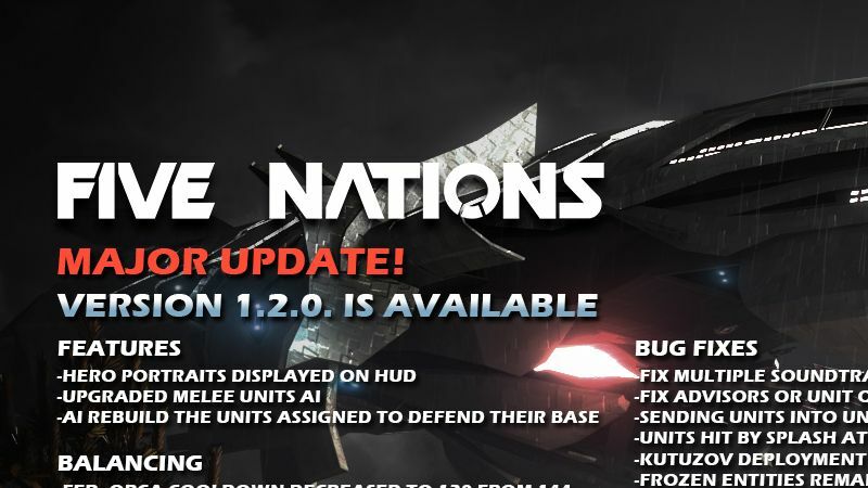 Five Nations - Five Nations Release v1.2.0 - Steam News