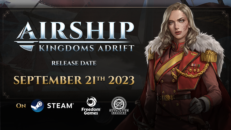 Airship: Kingdoms Adrift - Release Date Announcement Trailer - Steam News