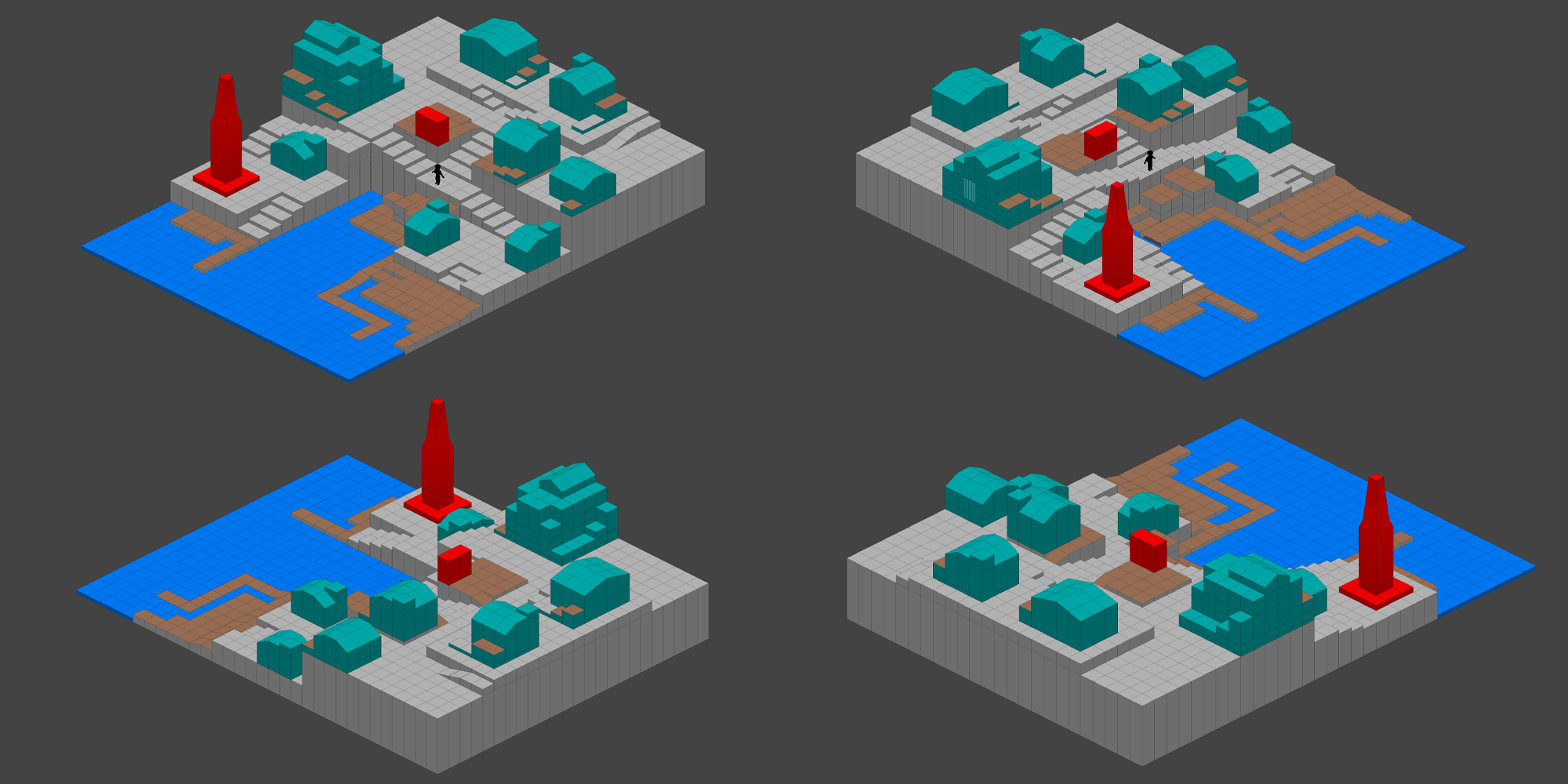 A Level Designer prototypes and designs a Rough Blockout of the Level ...