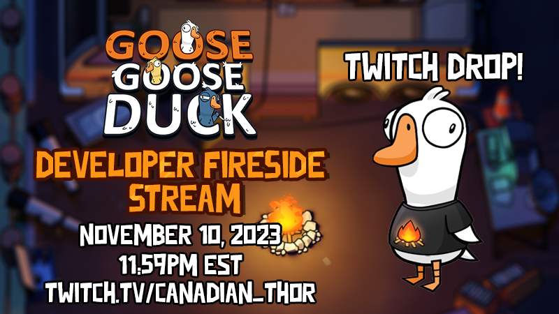 Goose Goose Duck - Goose Goose Duck Developer Fireside Stream - Steam News