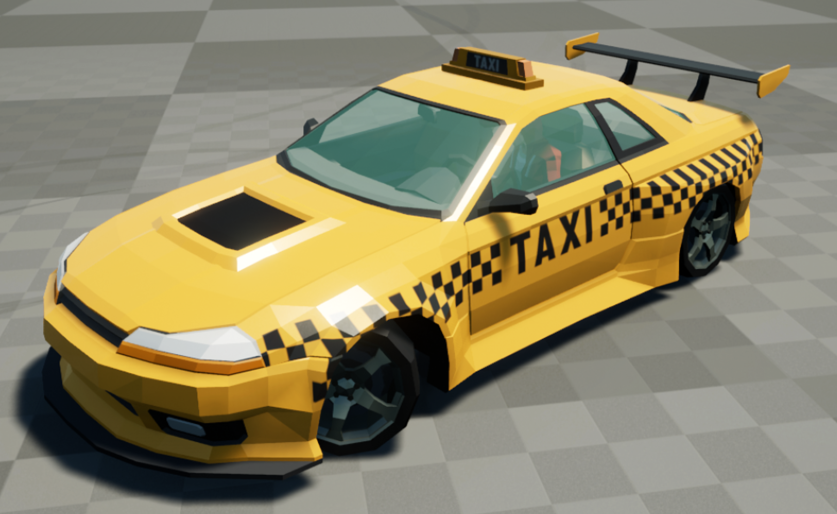 You can make it as cool-looking taxi