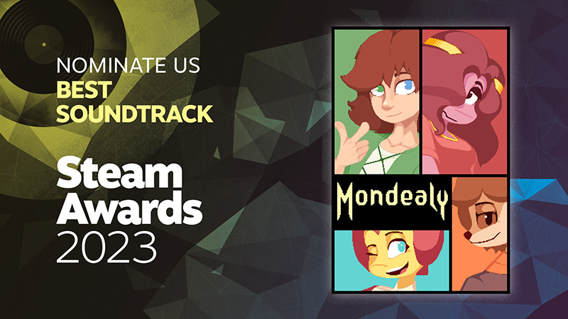 Mondealy - Mondealy "Best Soundtrack" Nomination - Steam News