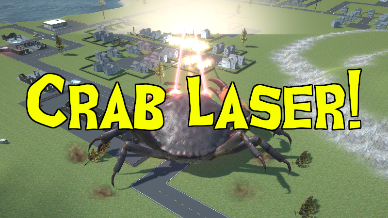 Attack of the Giant Crab - Crab Laser! - Steam News