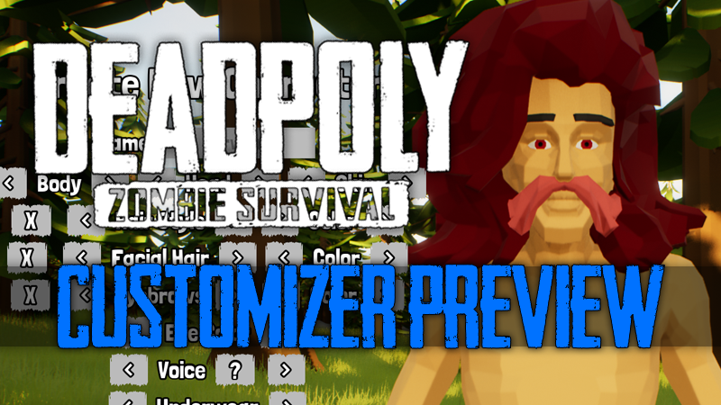 DeadPoly - Updated Character Customizer - Steam News