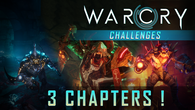 Steam :: Warstride Challenges :: Warcry Challenges presents its 3 chapters