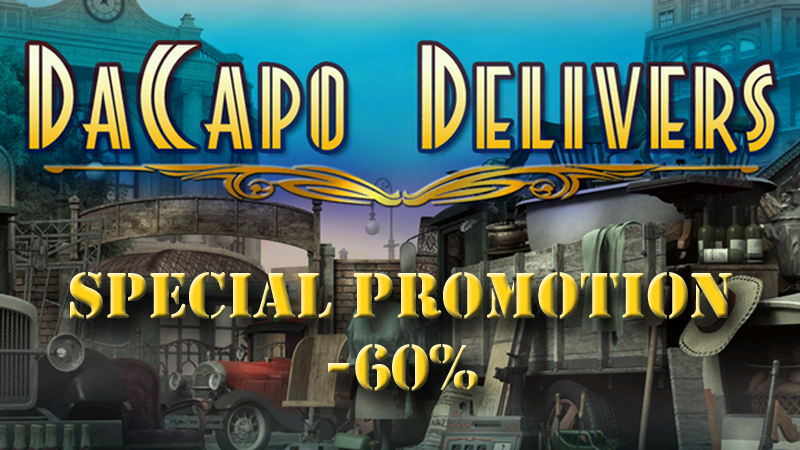 DaCapo Delivers - Special promotion: 60% off - Steam News