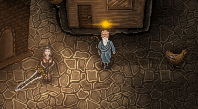 Visually reworked dialog indicator for NPCs to improve visibility of ...