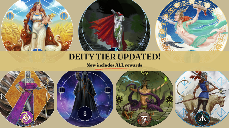 Steam :: The Wayward Realms :: DEITY TIER UPDATED TO INCLUDE ALL REWARDS!