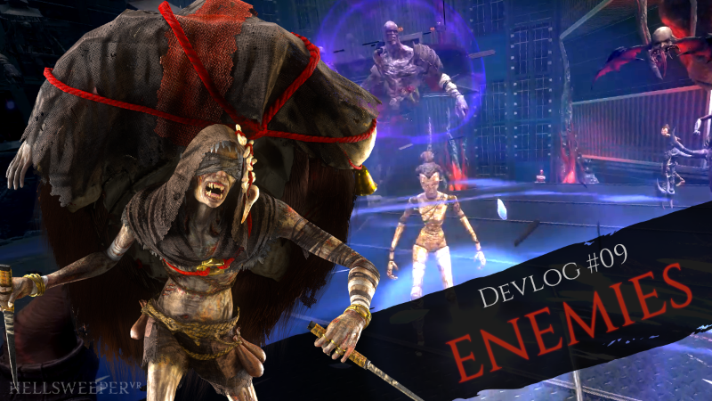 Hellsweeper VR - Devlog #09: Introducing the Enemies! - Steam News
