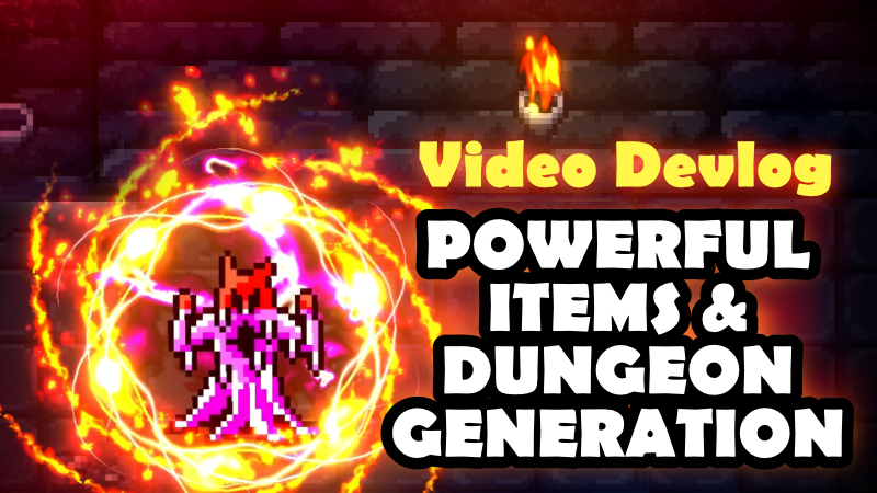 Steam :: Furcifer's Fungeon :: New Devlog: Dungeon Generation & Items
