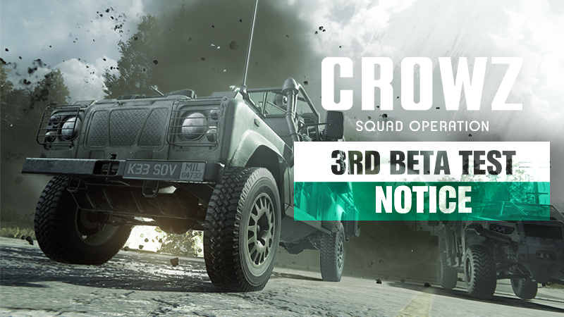 CROWZ - Regarding 3rd global beta test - Steam News