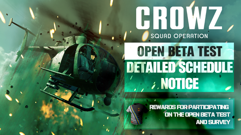 CROWZ - CROWZ Test Schedule and Detailed Information - Steam News