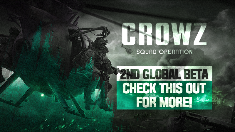 CROWZ - [CROWZ 2nd Global Beta Schedule & Application Notice] - Steam News