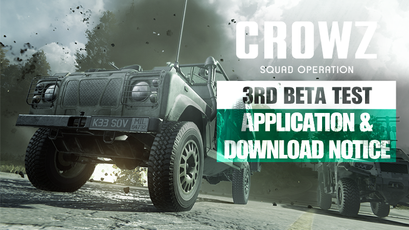 CROWZ - Beta Test and Pre-download Notice - Steam News