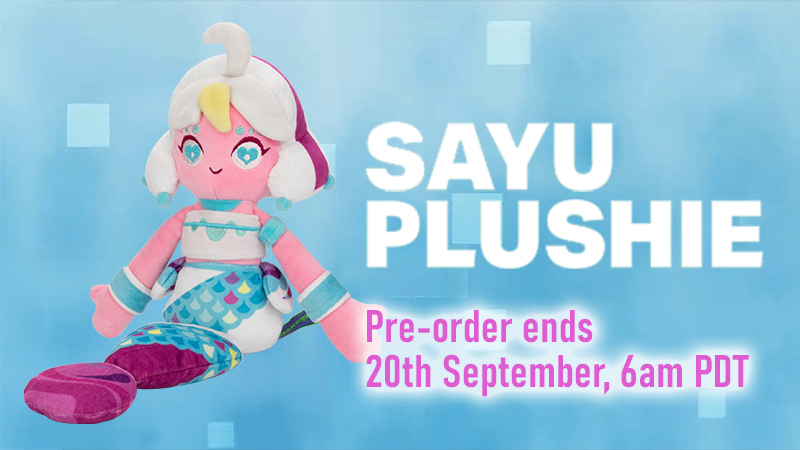 No Straight Roads: Encore Edition - Sayu Plushie Available for Pre ...