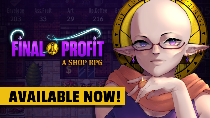 Final Profit: A Shop RPG - Final Profit is available now! - Steam News