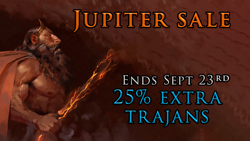 Romans: Age of Caesar - Romans Jupiter Tonans Sale Now Live! - Steam News