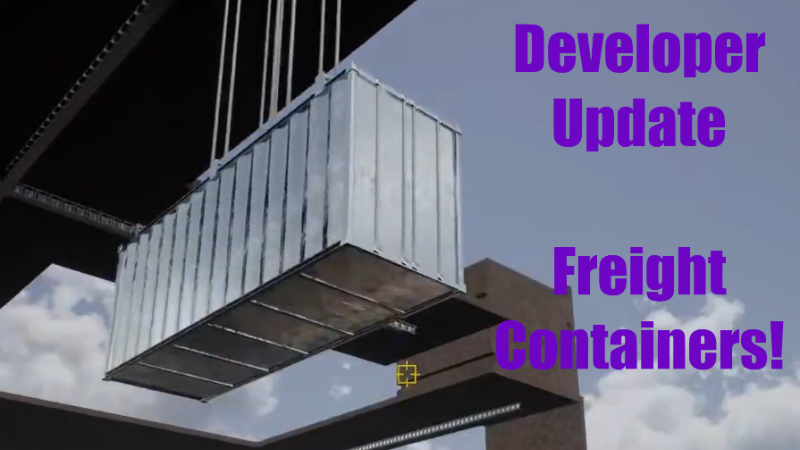 Engineer Alpha - October Video on Freight Containers - Steam News