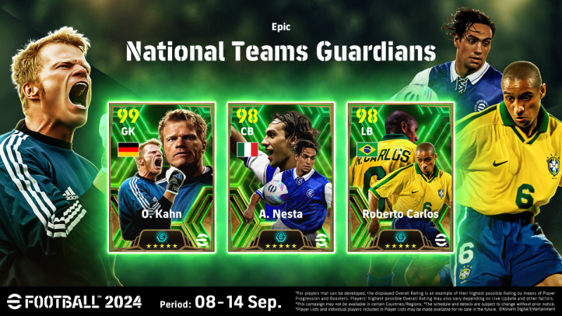 eFootball™ 2024 - Epic: National Teams Guardians - Steam News