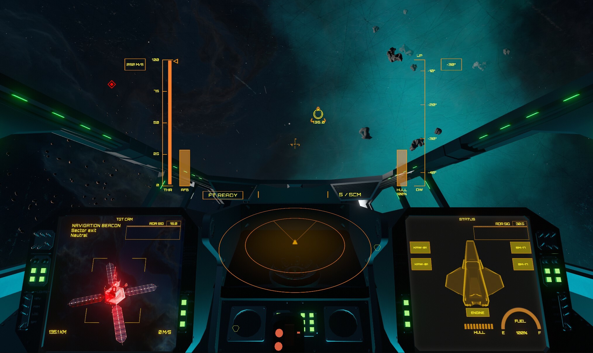 Targetable control points and Navigation Beacons