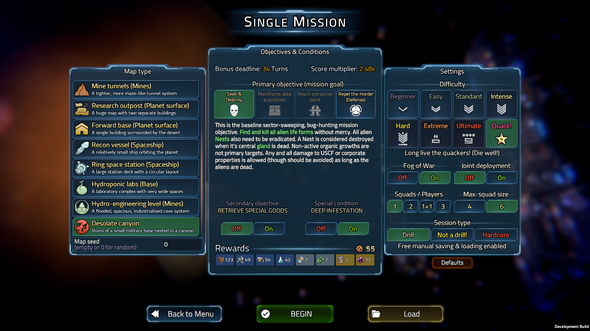 Multi-squad missions