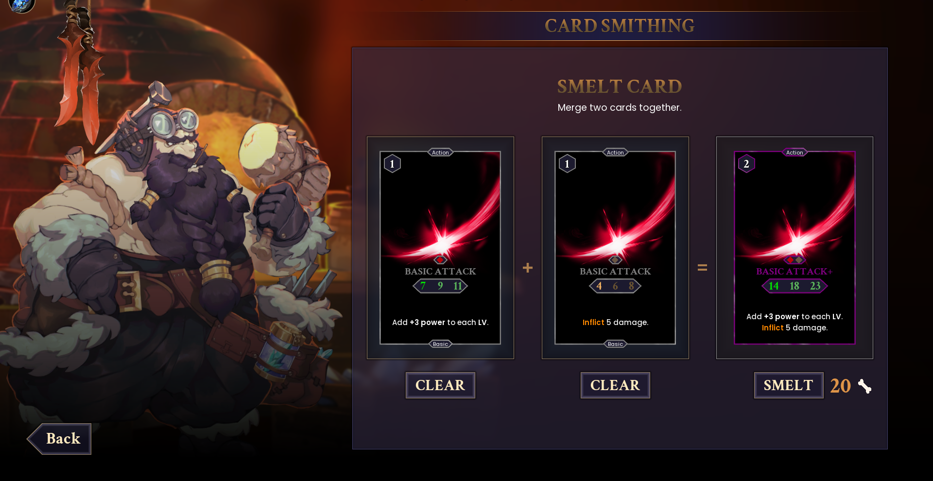 Gem Upgrades: Each card can now have a maximum of 1 gem upgrade.