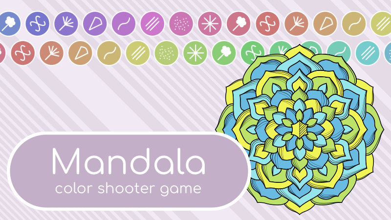 Mandala - Mandala: a color shooter game - Steam fest streaming - Steam News
