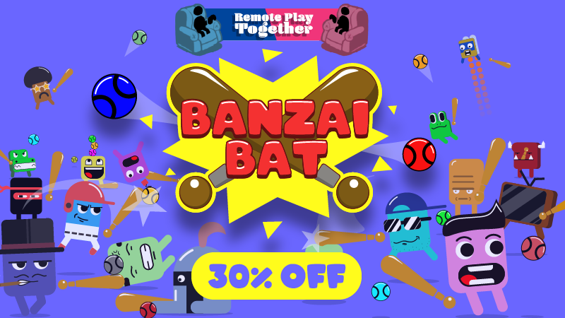 Banzai Bat - Banzai Bat Remote Play Together discount! - Steam News