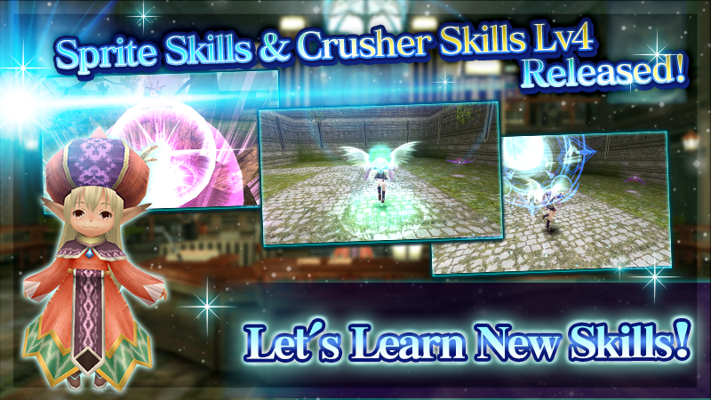 Toram Online - New Skill Tree "Sprite Skills" & "Crusher Skills" Lv4 ...