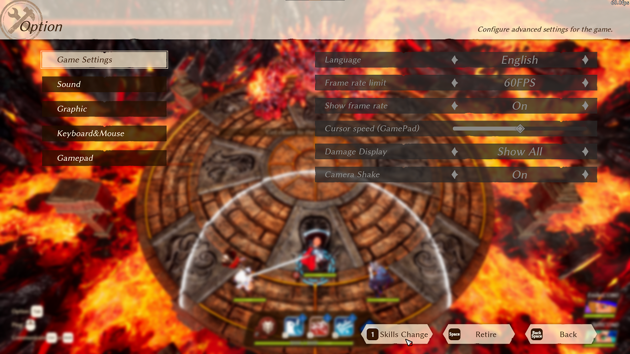 If the party is wiped out in this state, a skill selection screen will ...